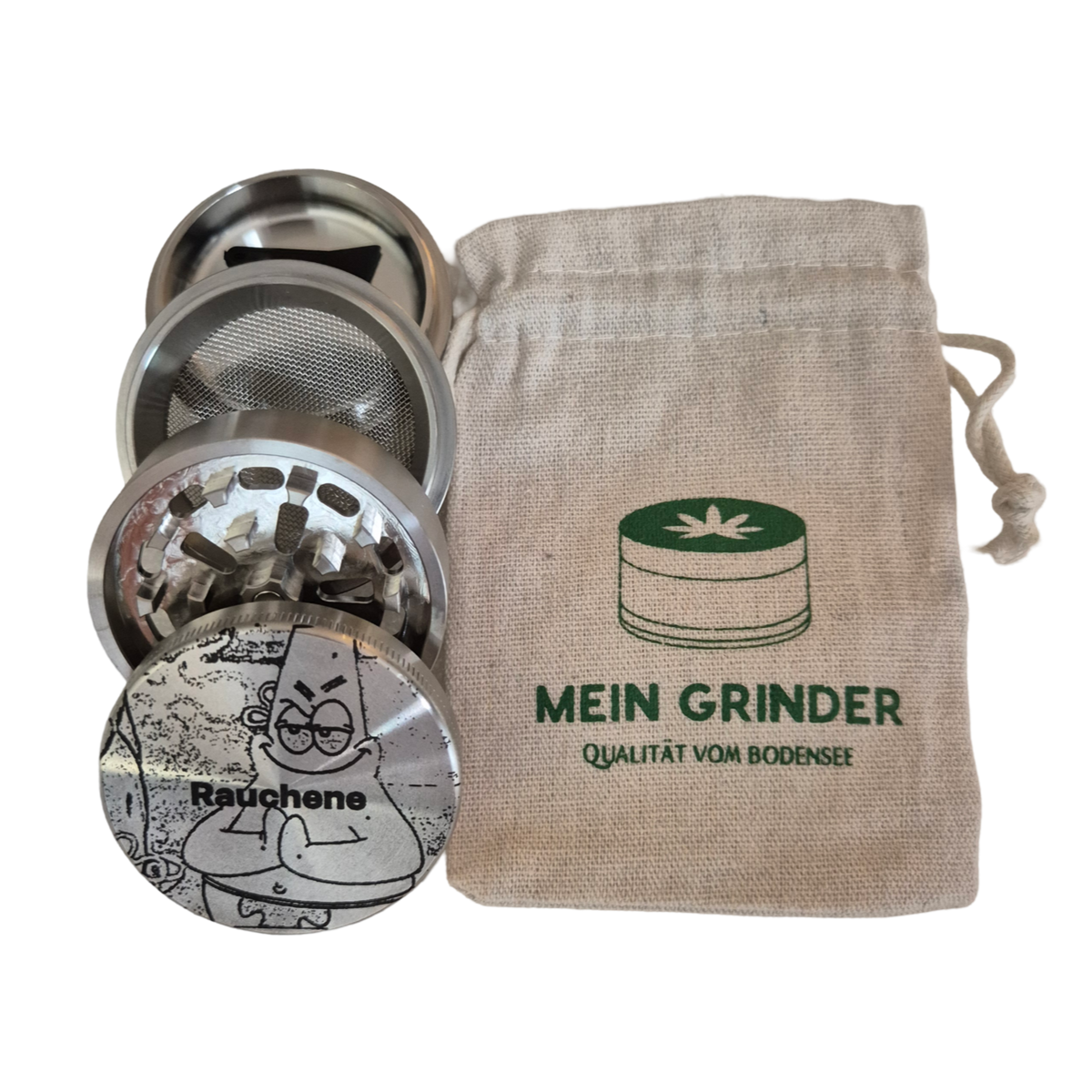 Hochwertige Grinder mit deiner persönlichen Gravur selbst gestalten ...